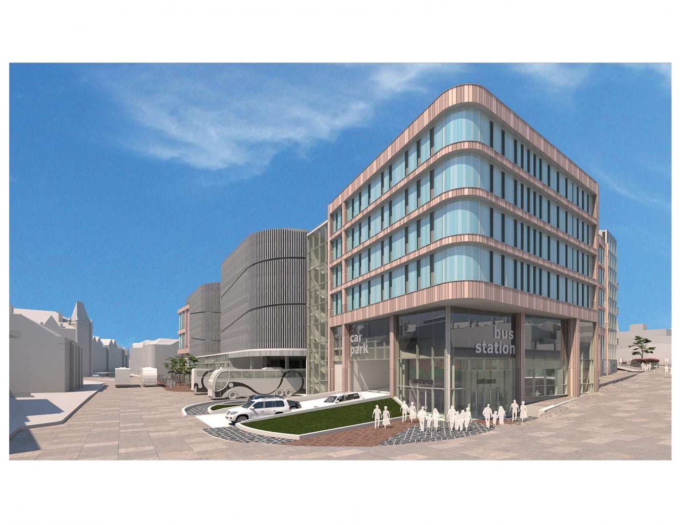 Nottingham city gateway - the impressive new entrance to the city to ...