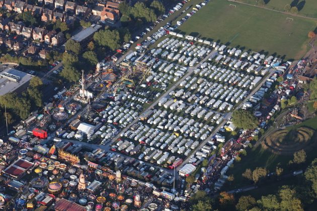 24 Pictures: Nottingham's Goose Fair from the air | West Bridgford Wire