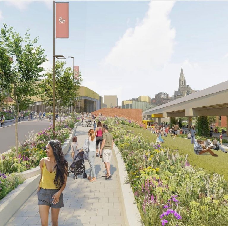 Nottingham city gateway - the impressive new entrance to the city to ...