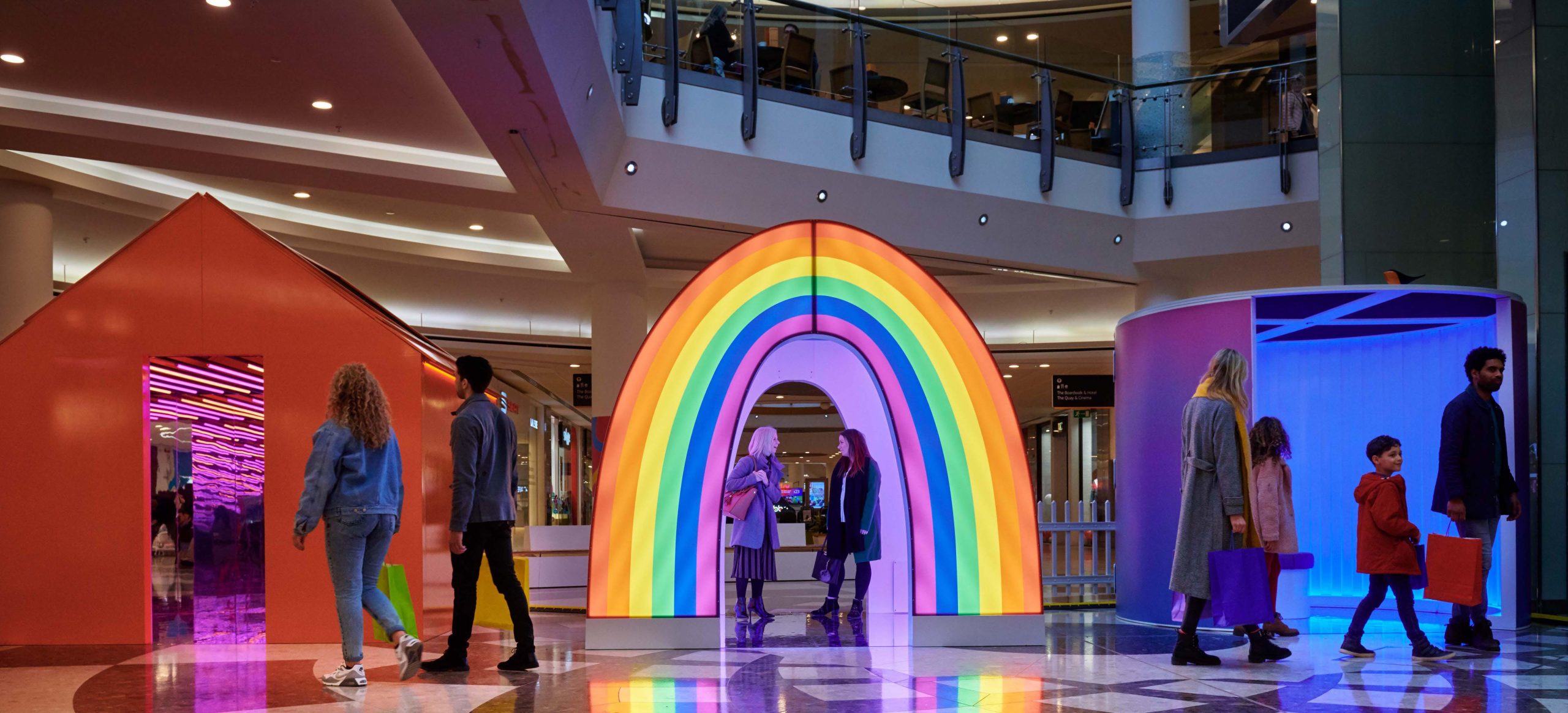 Light and colour installation comes to intu Victoria Centre | West ...
