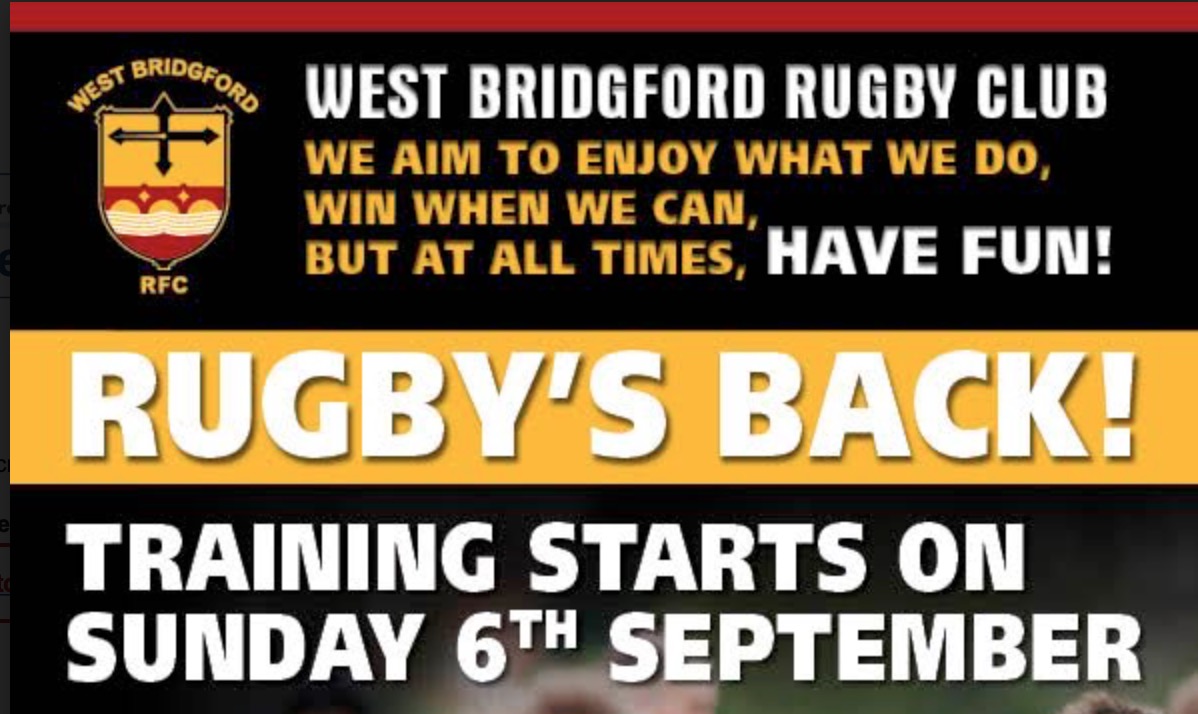 Minis and Junior Rugby restarts at West Bridgford Rugby Club this ...