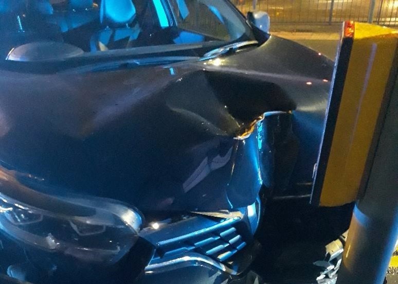 Car crashes into lamp post after 100 mph pursuit in Nottingham | West ...