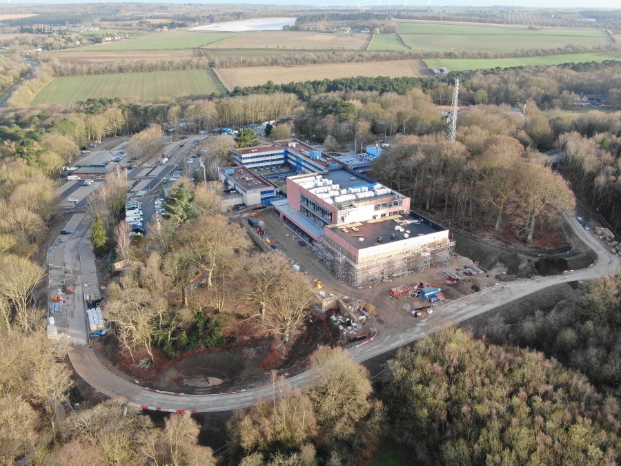 Video: Drone footage shows Nottingham's new joint Fire and Police HQ ...