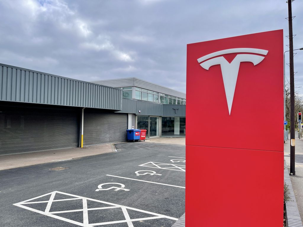 Tesla West Bridgford showroom opening soon | West Bridgford Wire