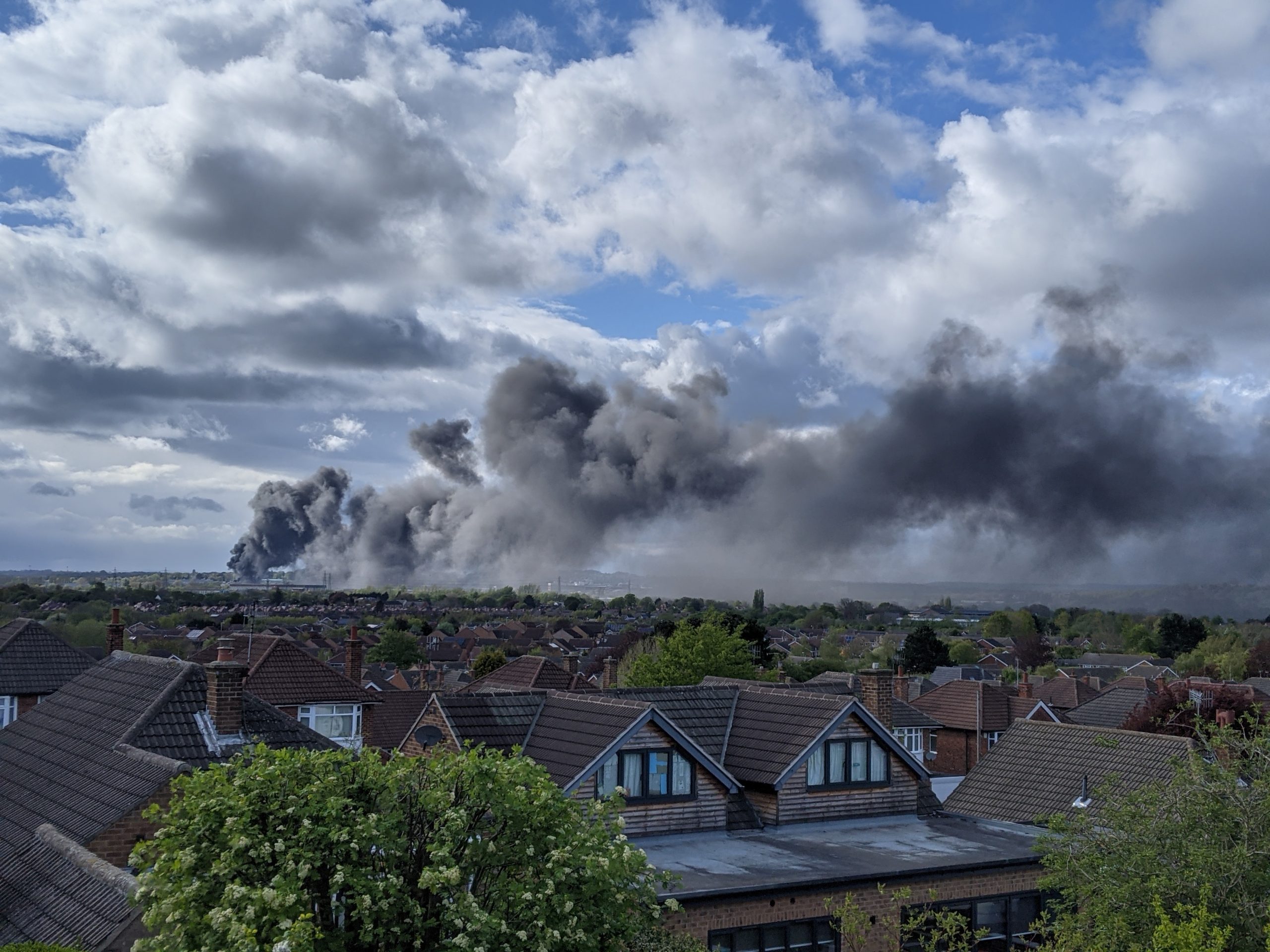 Pictures emerge showing the extent of the fire at Sim's Metals in ...