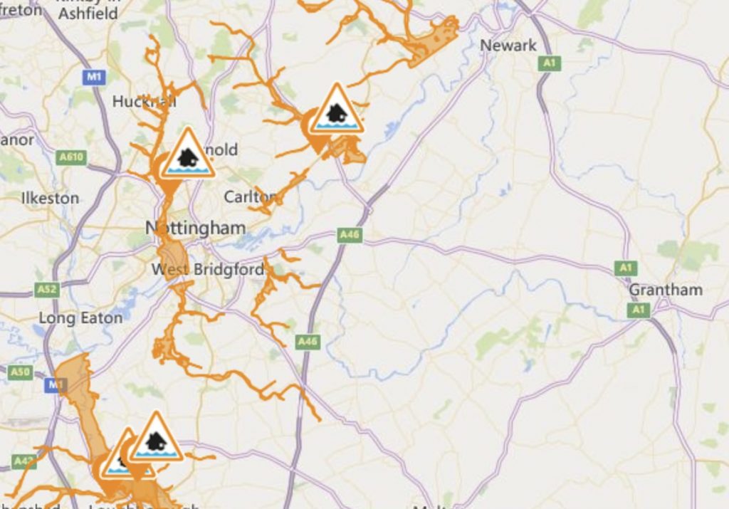 Updates: Flood alerts issued for River Trent and River Leen in ...