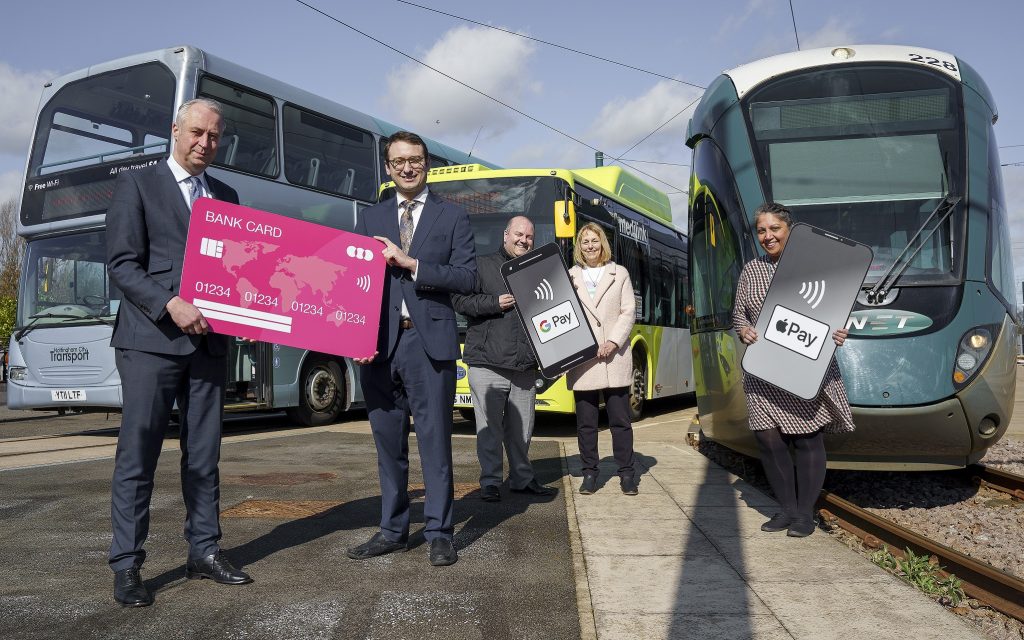 Tap and Go contactless payments launched on Nottingham public transport ...