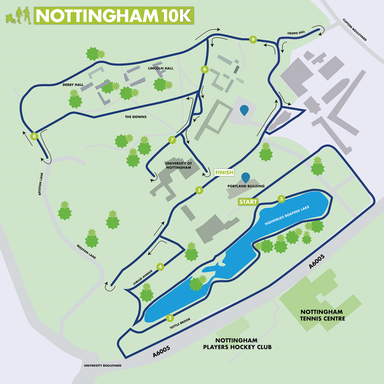 City prepares for the return of the Nottingham 10K - see map of road ...
