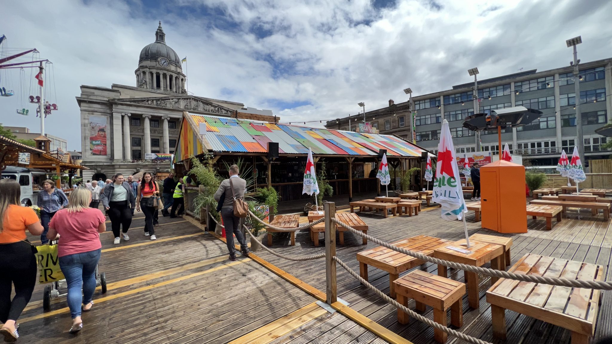Pictures: Nottingham Beach opens for the first time in three years ...