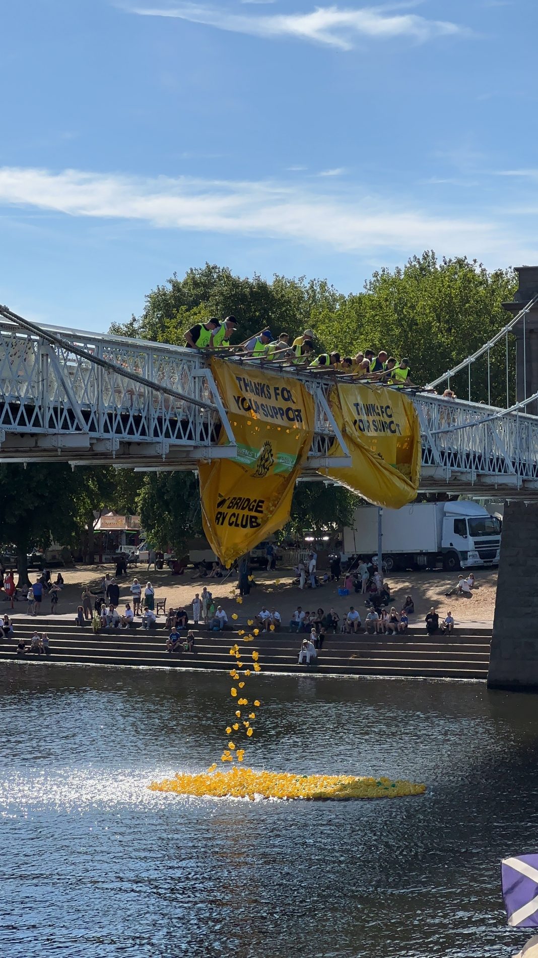 Pictures: The Great Nottingham Duck Race off to a flying start...almost ...