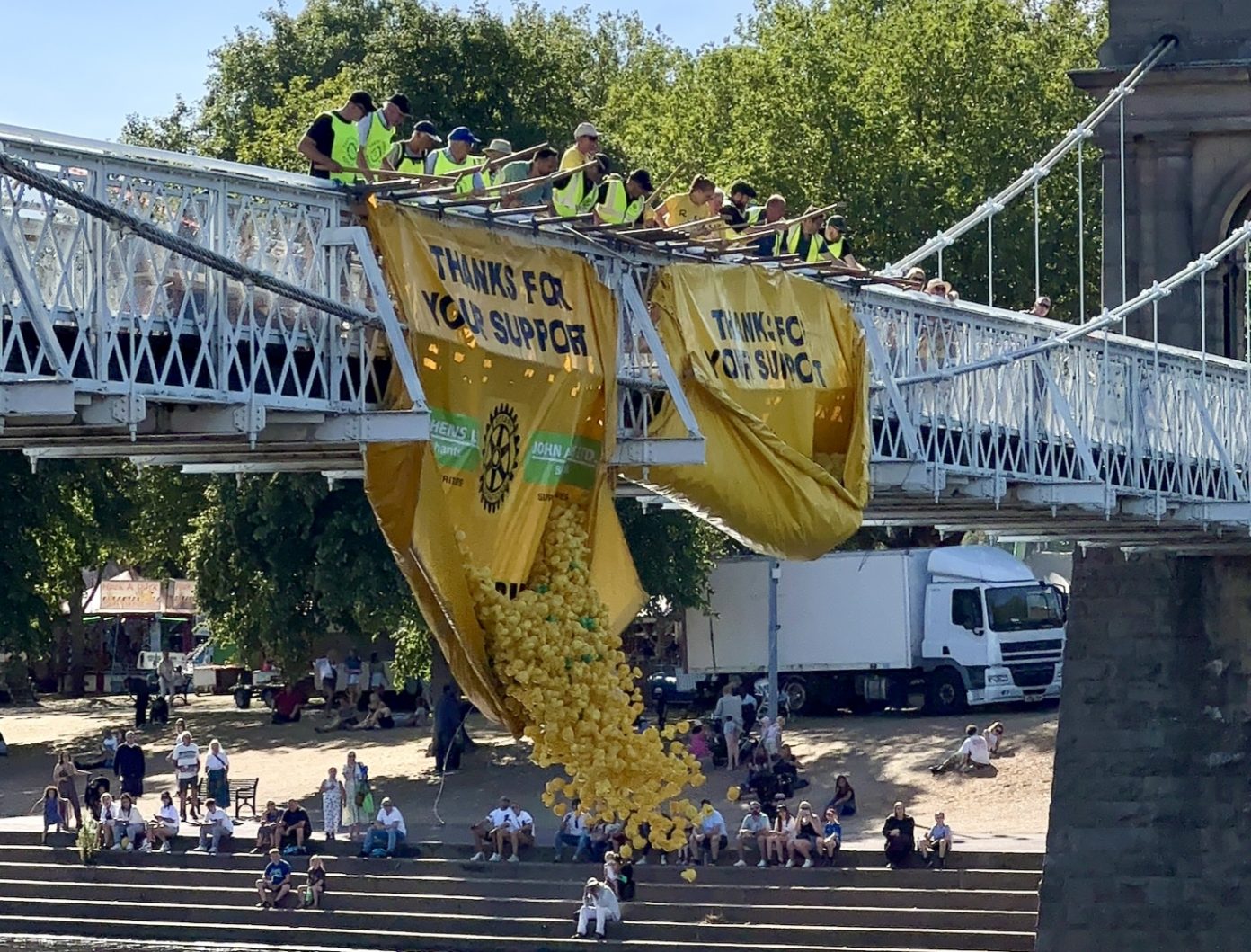 Pictures: The Great Nottingham Duck Race off to a flying start...almost ...