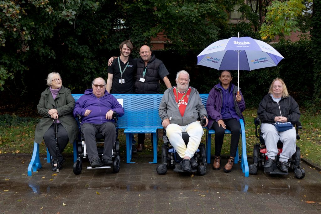 New accessible bench on the Nottingham and Beeston Canal for stroke ...