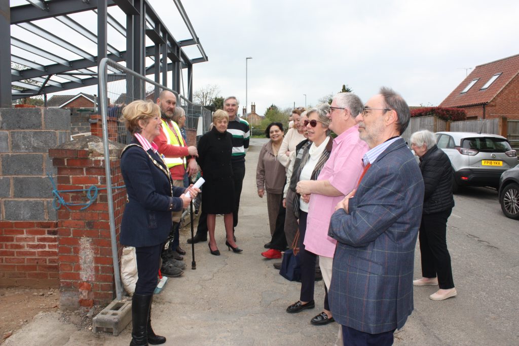 Mayor places 'time capsule' in new-build Rushcliffe village hall | West ...
