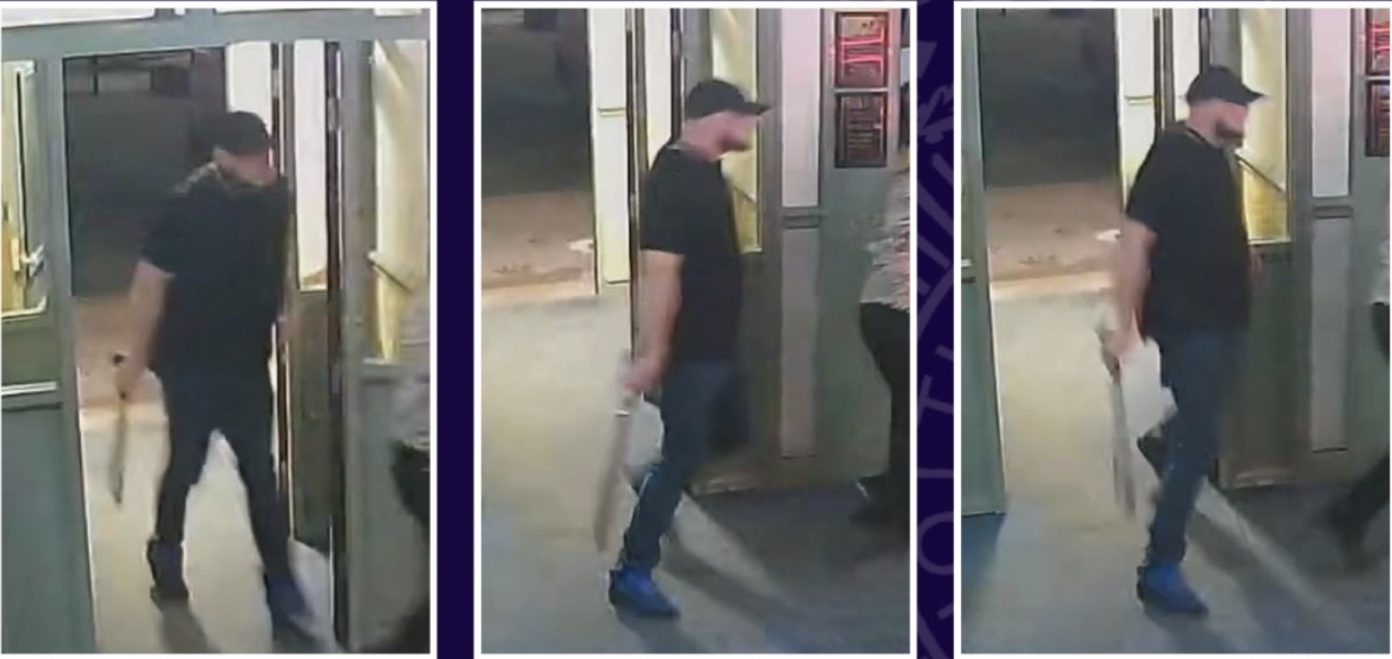 Pictures show man wielding machete in busy Nottingham pub | West ...
