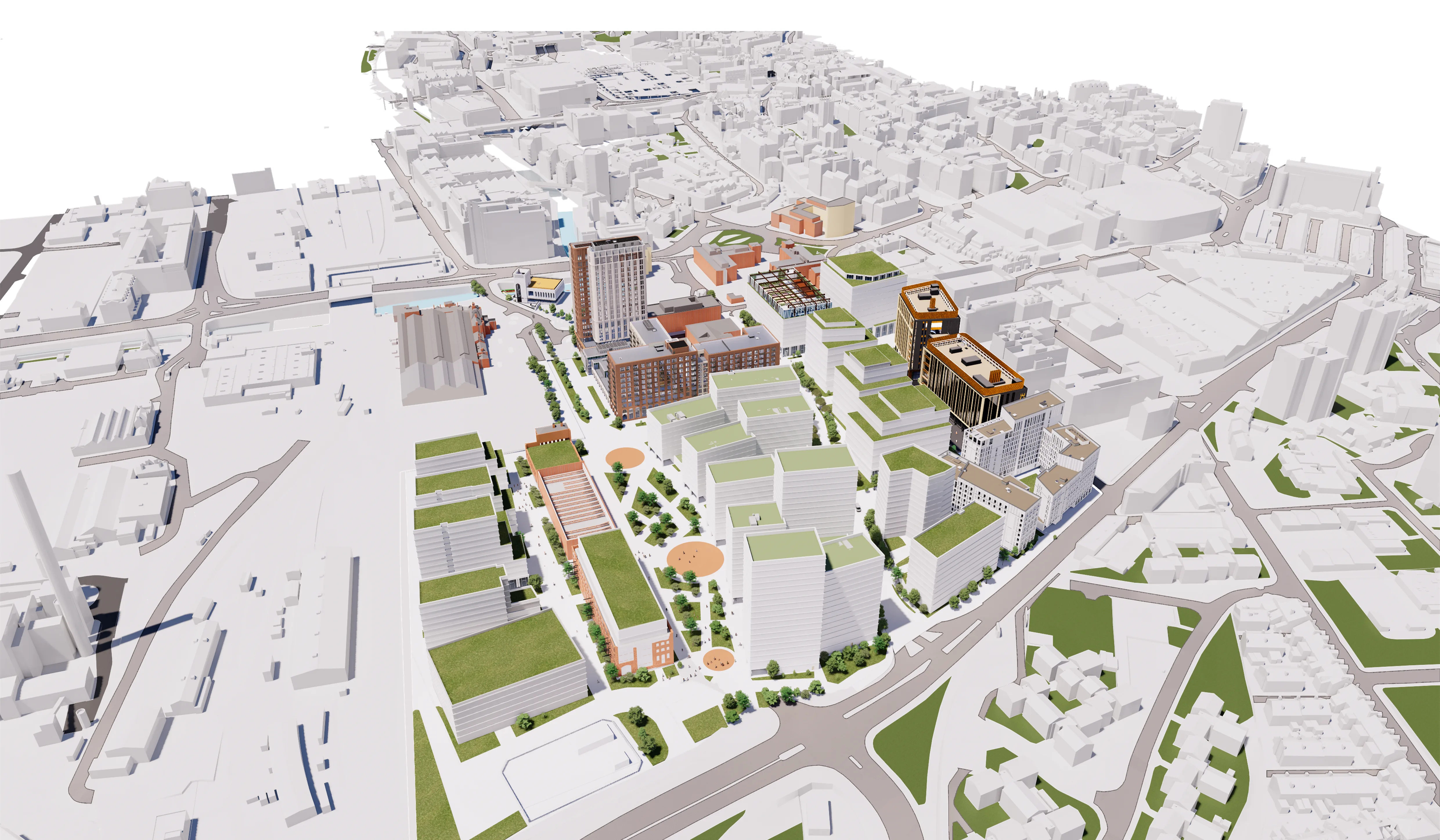 Island Quarter Nottingham updates as bioscience building gets green ...