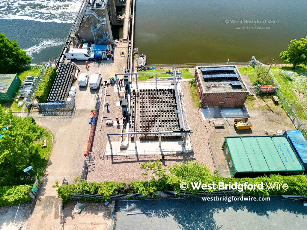 Amazing aerial views show Colwick Fish Pass progress | West Bridgford Wire