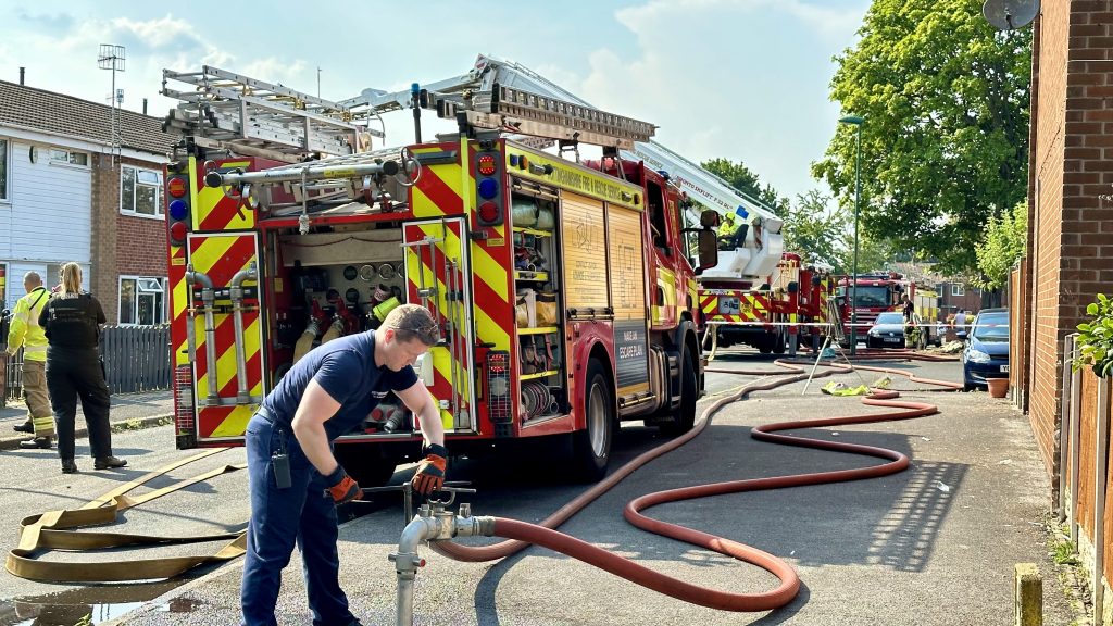 Six fire crews attended Nottingham house fire | West Bridgford Wire
