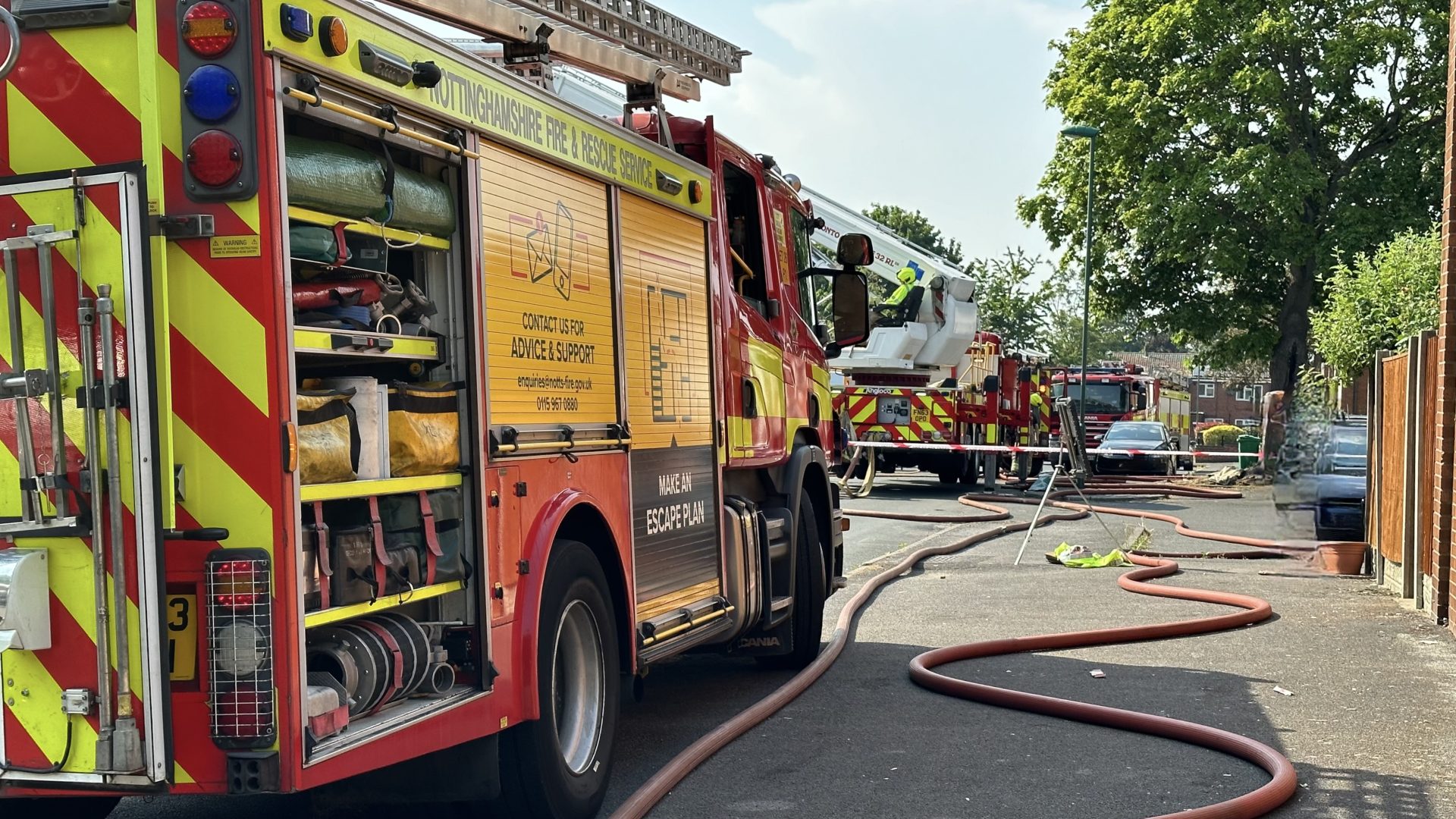 Six fire crews attended Nottingham house fire | West Bridgford Wire