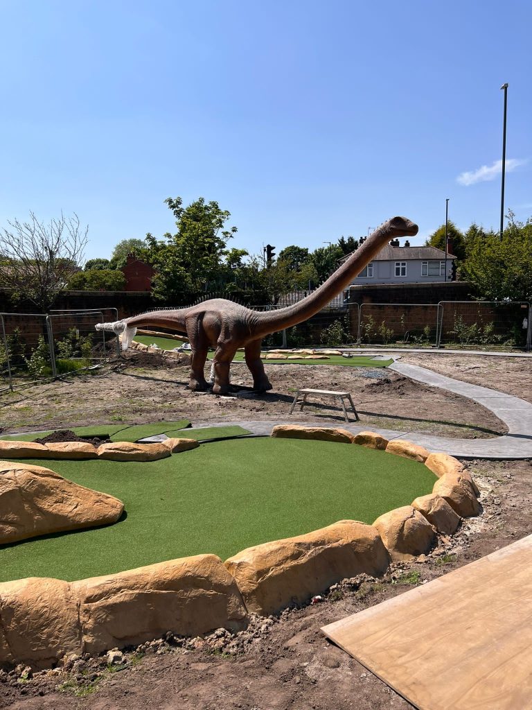 Dinosaur adventure golf opens in Nottingham next month | West Bridgford ...