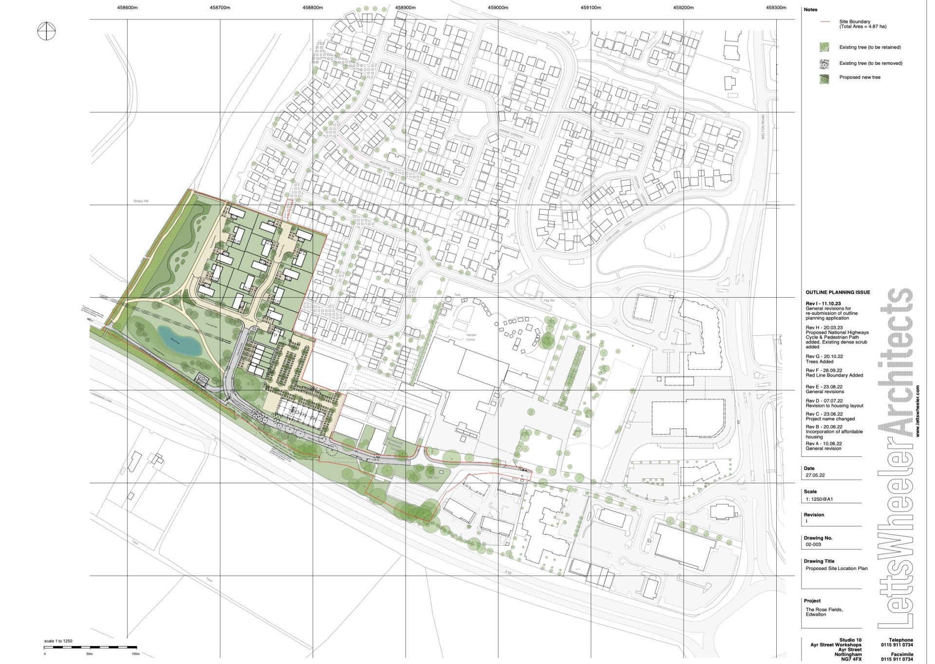 Edwalton: Plans for new homes, parkland and offices near Wheatcroft ...