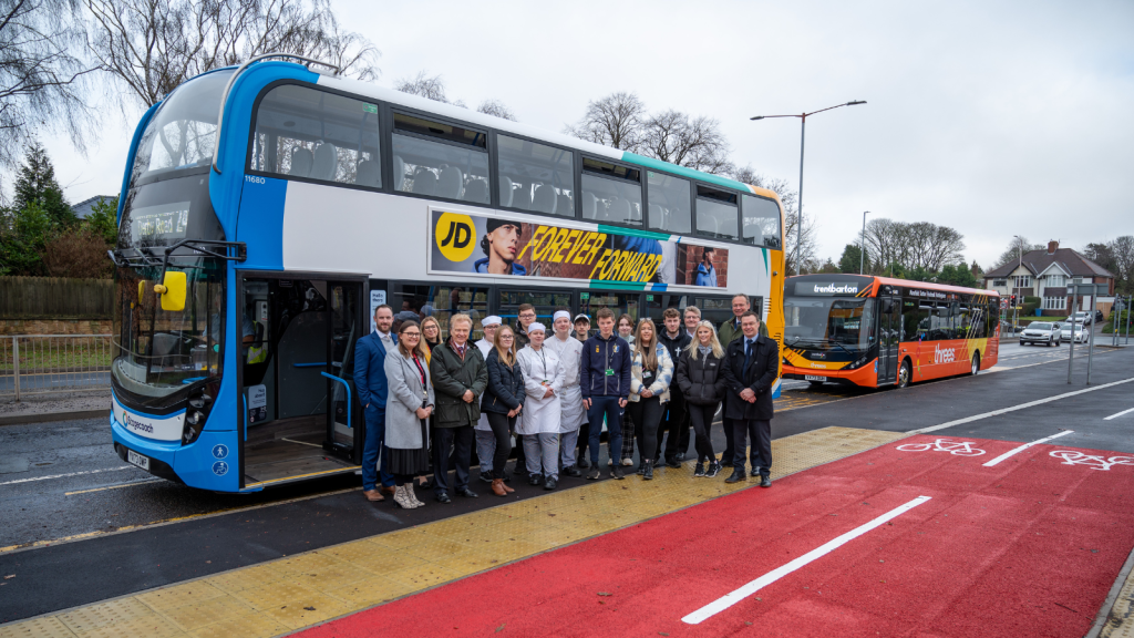 2,000 students travel by bus on new scheme which takes 16 old double ...