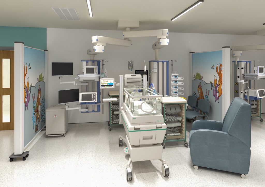 Pictures show expansion plans for Nottingham QMC Neonatal Unit | West ...