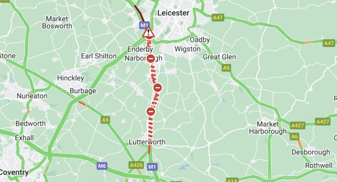 Live updates: M1 is closed both ways at J20 - 21 serious collision ...