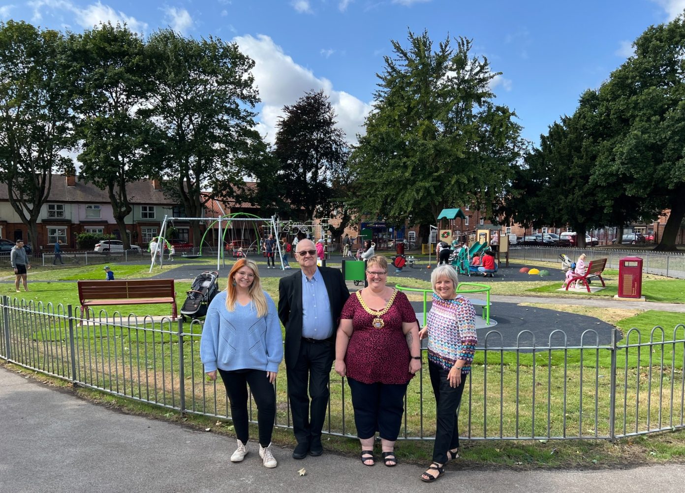 The Play Zone officially opens at Sherwood Avenue Play Park | West ...