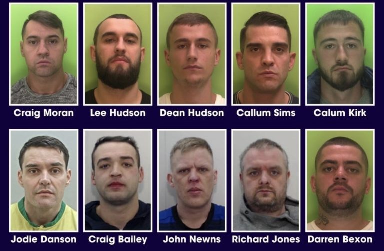 Nottingham drugs gang jailed for over 90 years combined | West ...