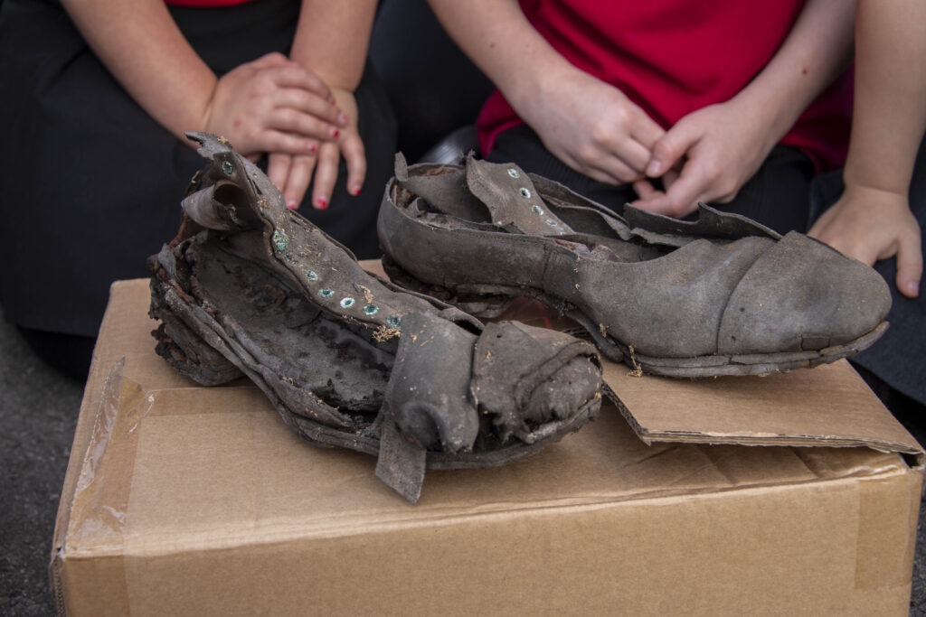 Historic shoes discovered during building works at school site | West ...