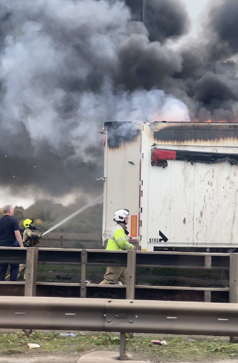 Live updates: Road closed - Vehicle fire Clifton Lane A453 - avoid area ...