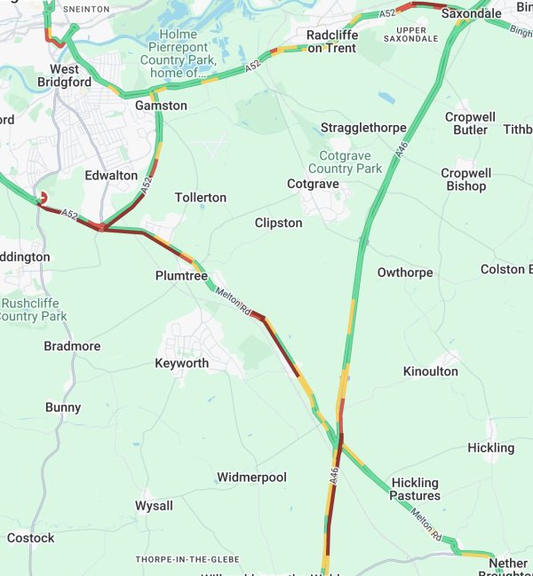 Live updates: A52 Nottingham Knight reopens | West Bridgford Wire