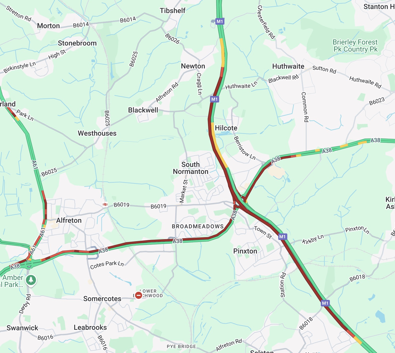 Updates: M1 northbound J28 - long delays emergency carriageway repairs ...