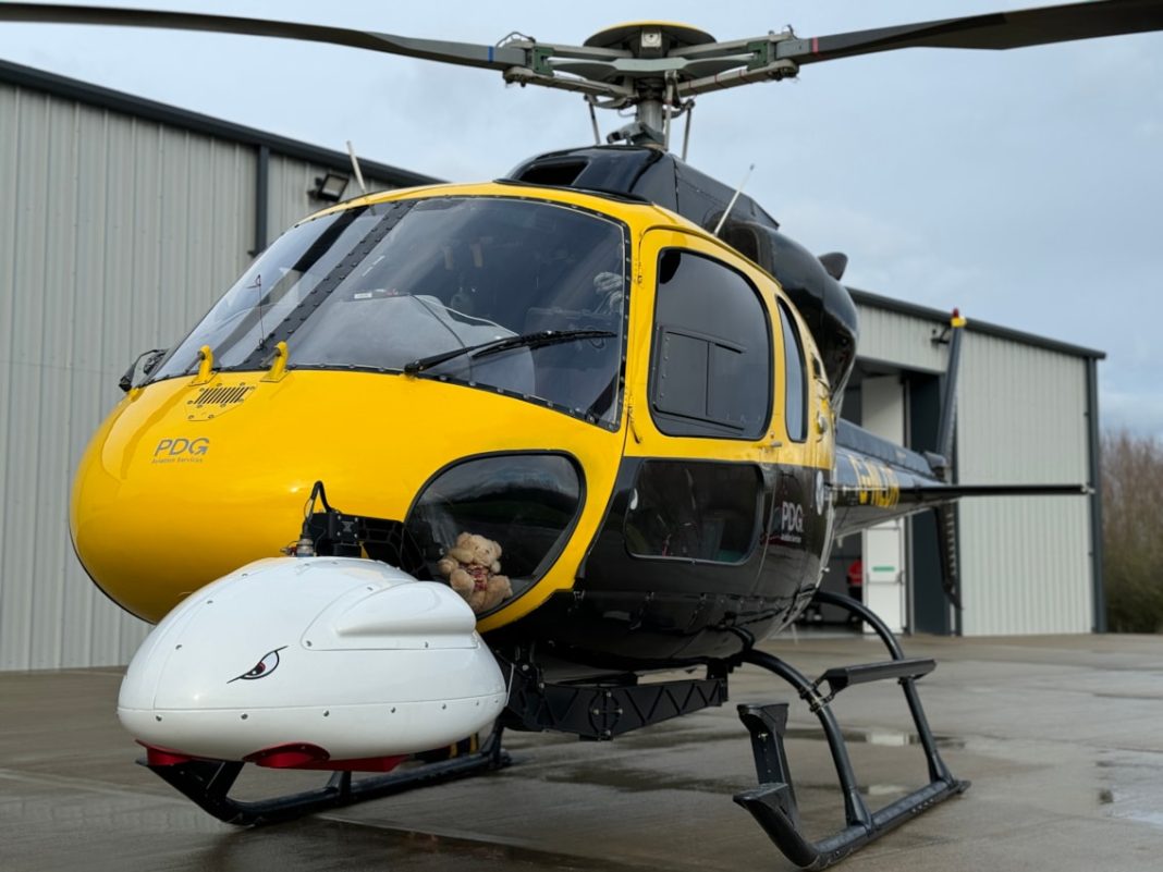 Network Rail trials helicopter-borne multi-angle camera system flying ...