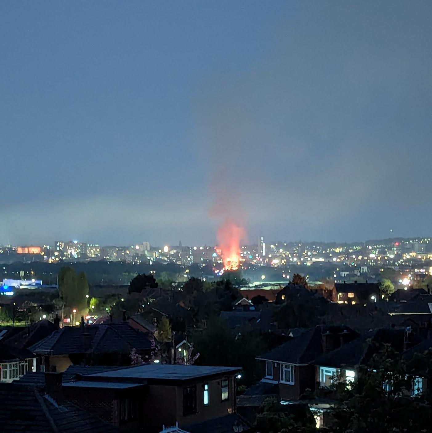 Updates: Fire crews tackle Meadows industrial fire - and gas explosion ...