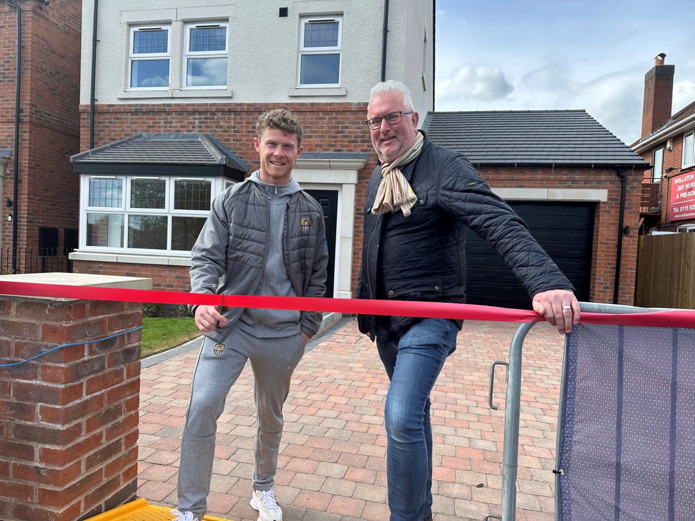 Notts County star kicks off new homes sales at former Nottingham pub ...