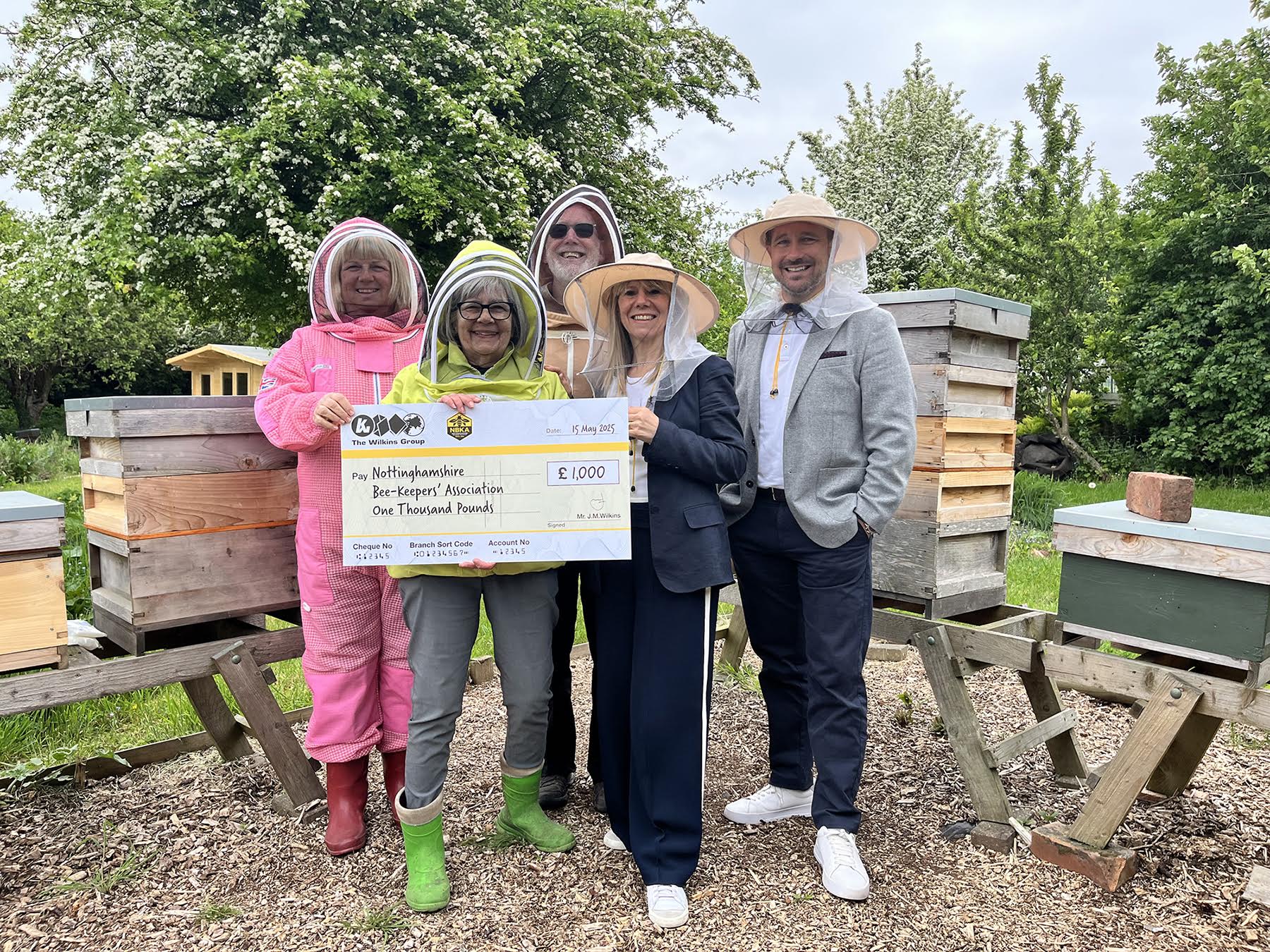 Beekeepers celebrate donation ahead of World Bee Day | West Bridgford Wire