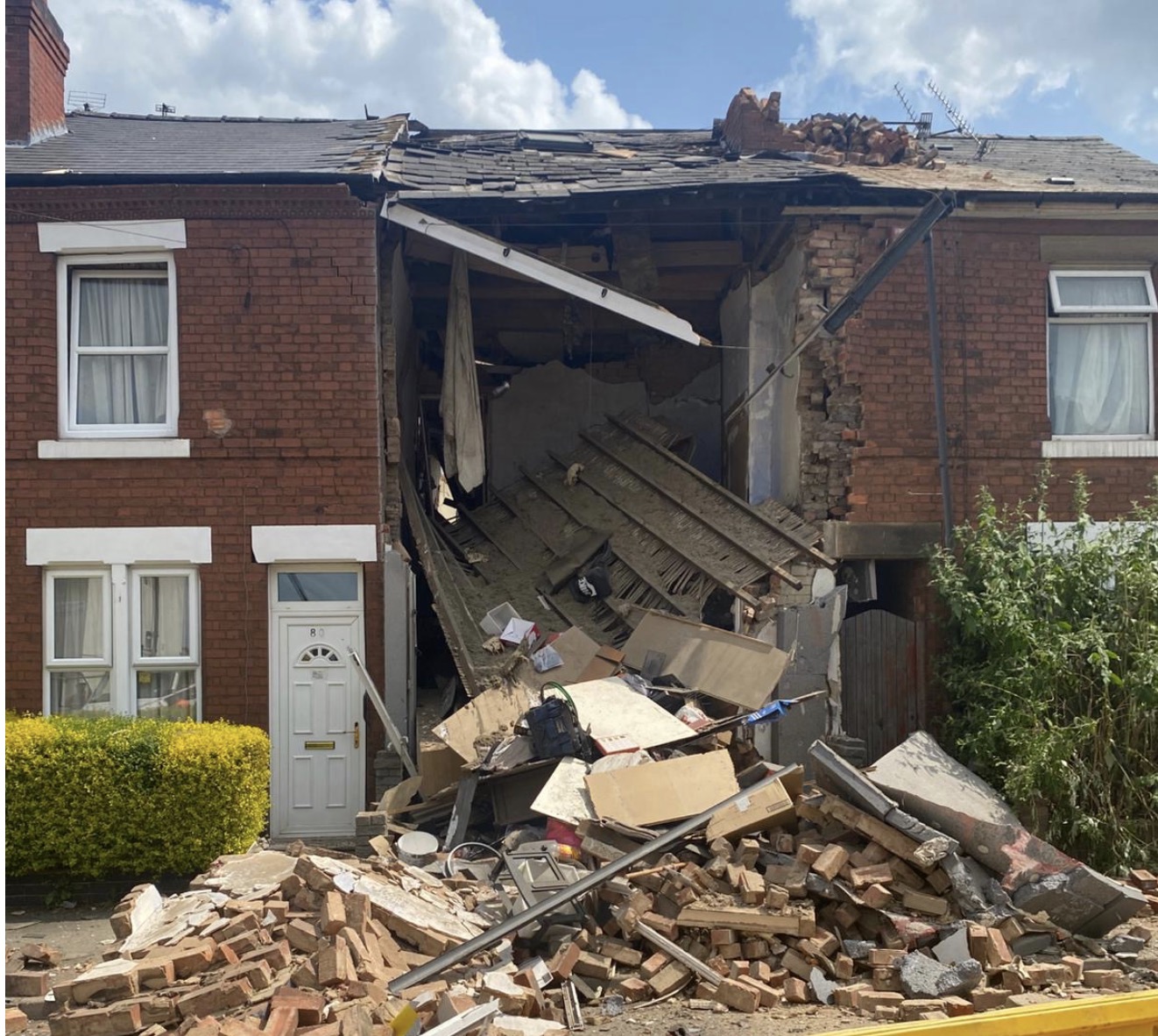 Investigation after house explosion in Derby | West Bridgford Wire