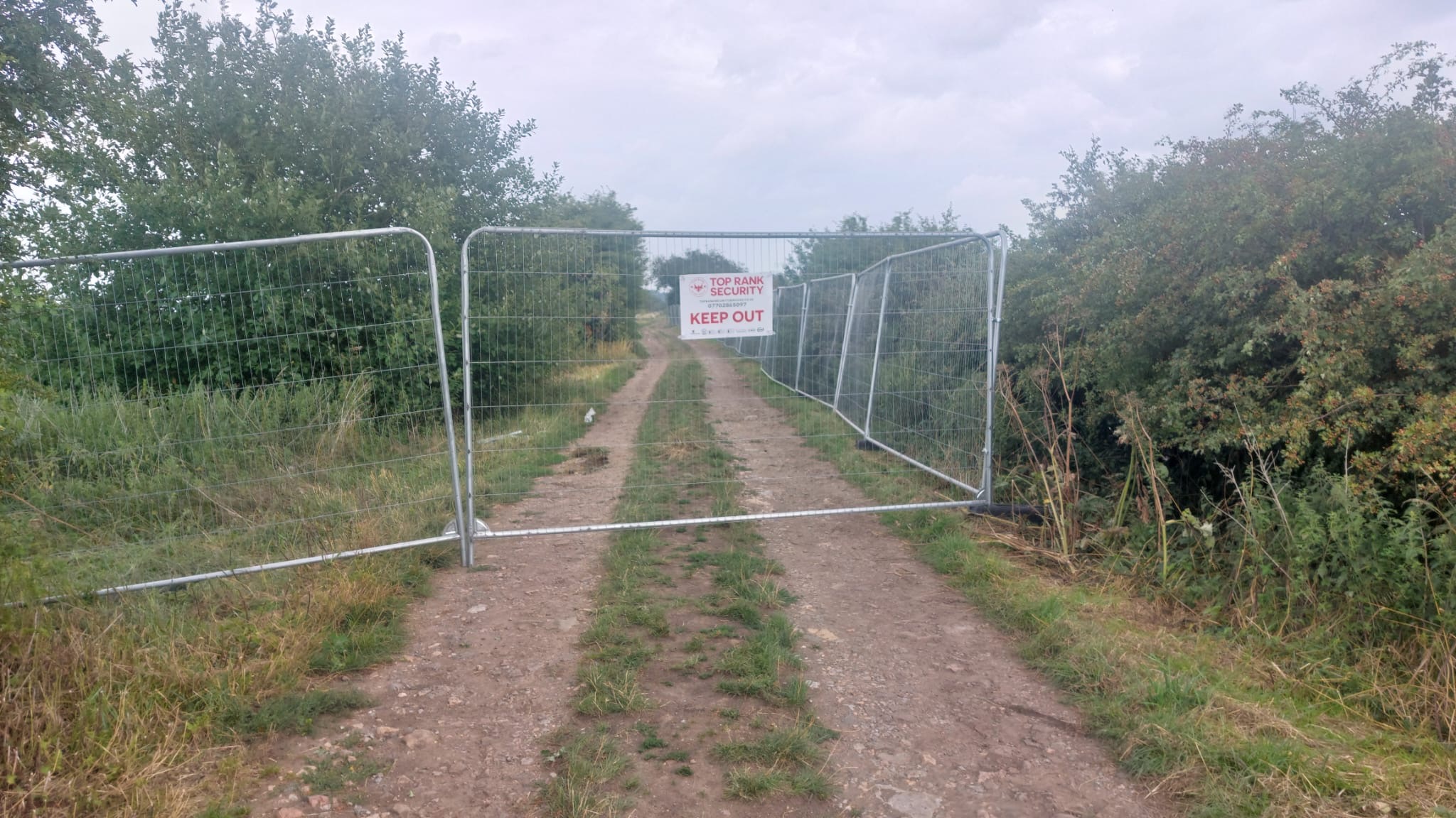 Council requests legal notice after public right of way blocked by ...