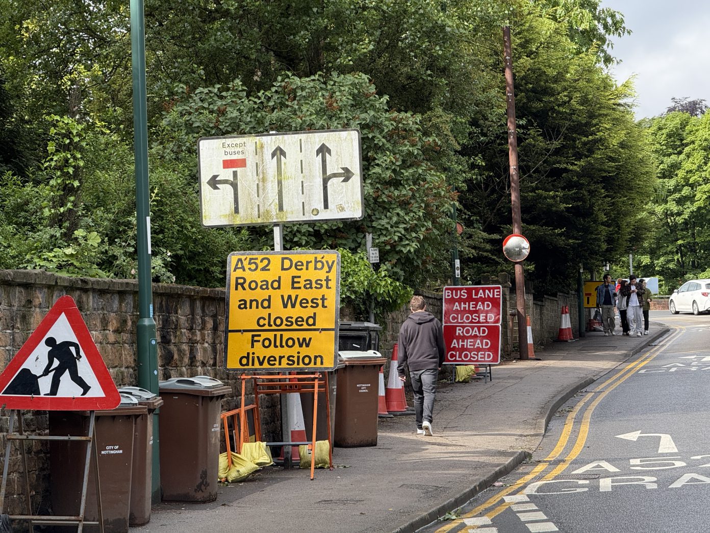 Nottingham city scheduled roadworks for this week | West Bridgford Wire
