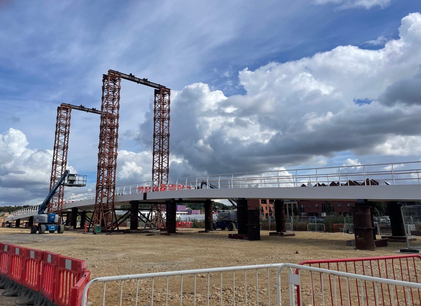 Updates: Waterside Bridge progress as installation works continue ...