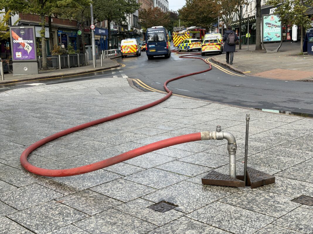 Emergency services attend Nottingham city fire | West Bridgford Wire