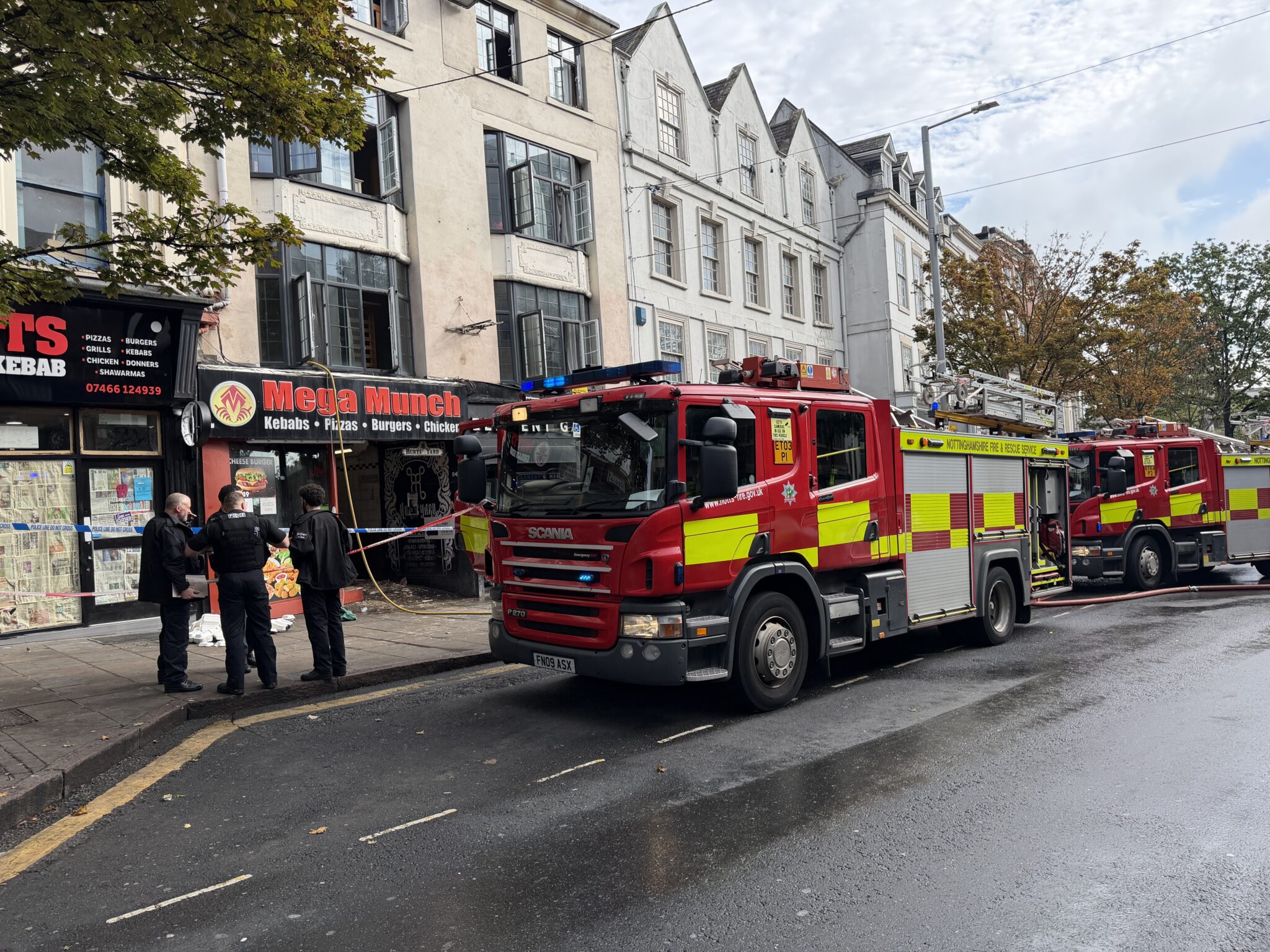 Emergency services attend Nottingham city fire | West Bridgford Wire