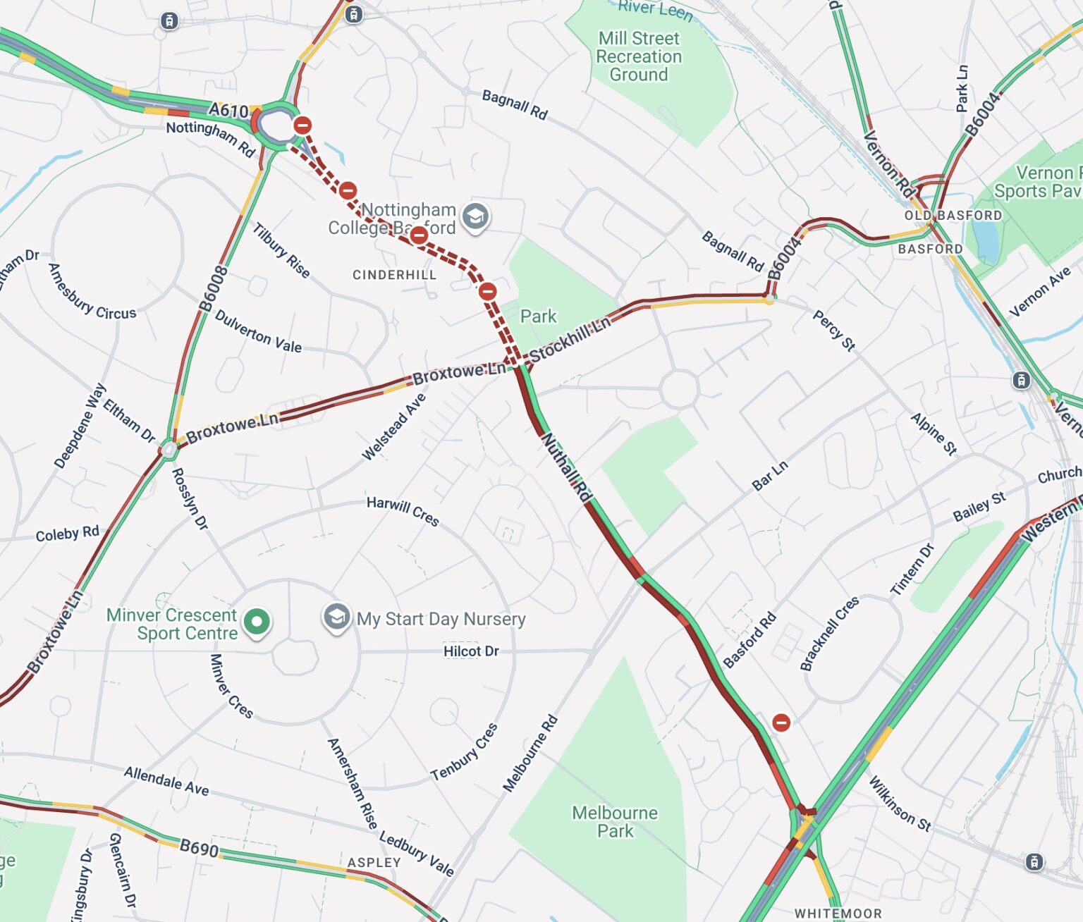 Updates: A610 closed at Nuthall after serious collision | West ...