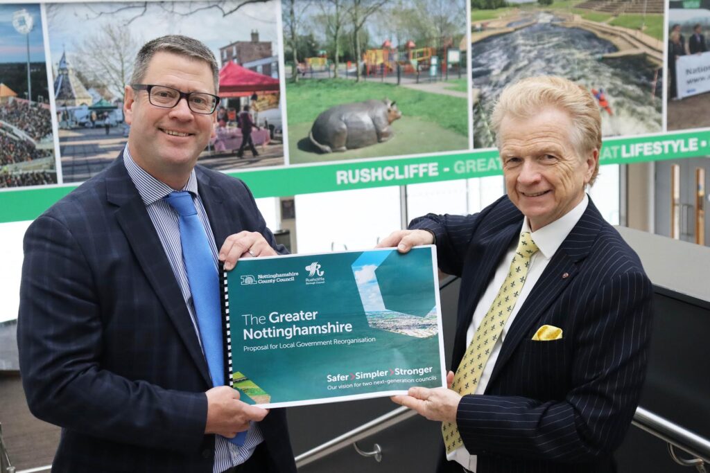 Greater Nottinghamshire proposal submitted: Vision for two new councils ...