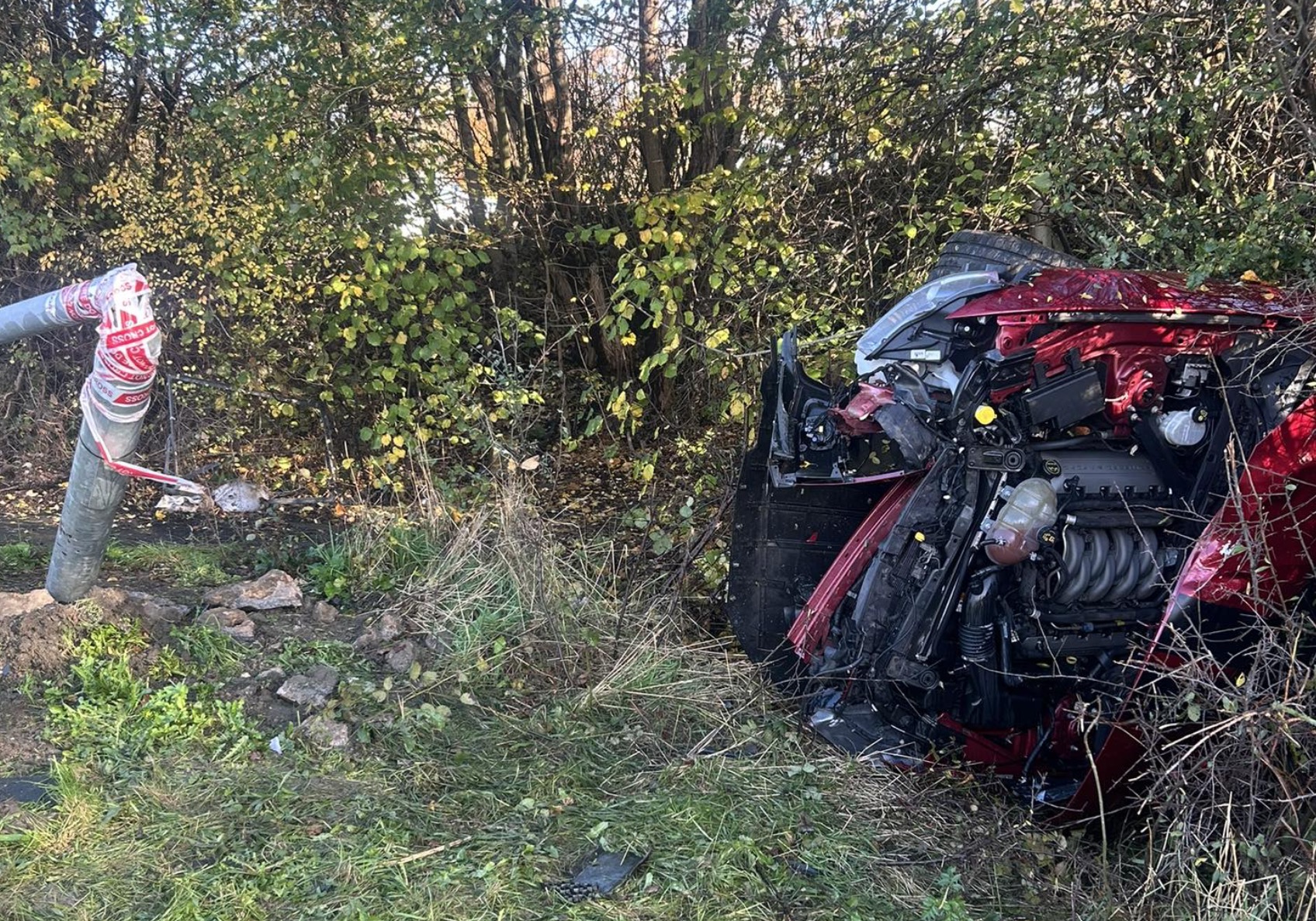 Driver escapes serious injury in A610 crash | West Bridgford Wire