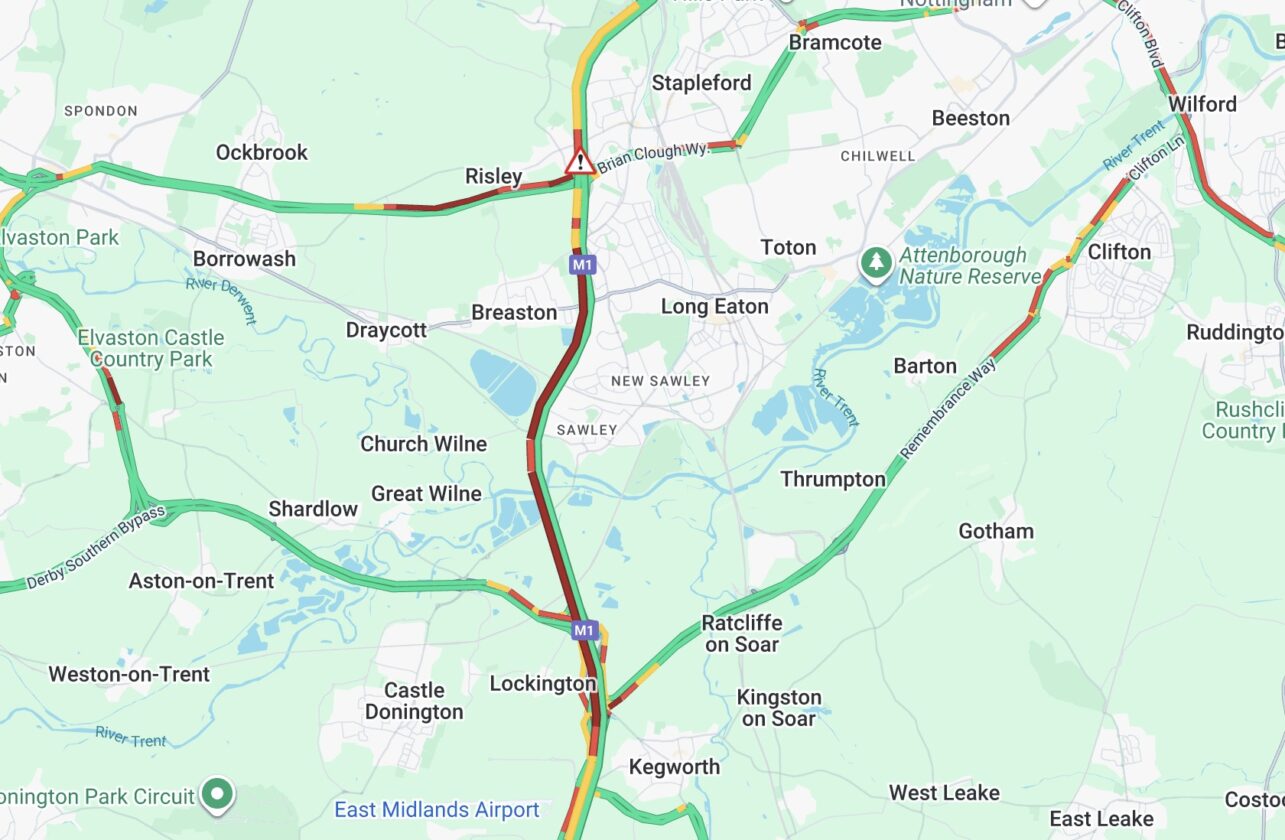 Updates: M1 long delays J25 northbound after multi-vehicle collision ...