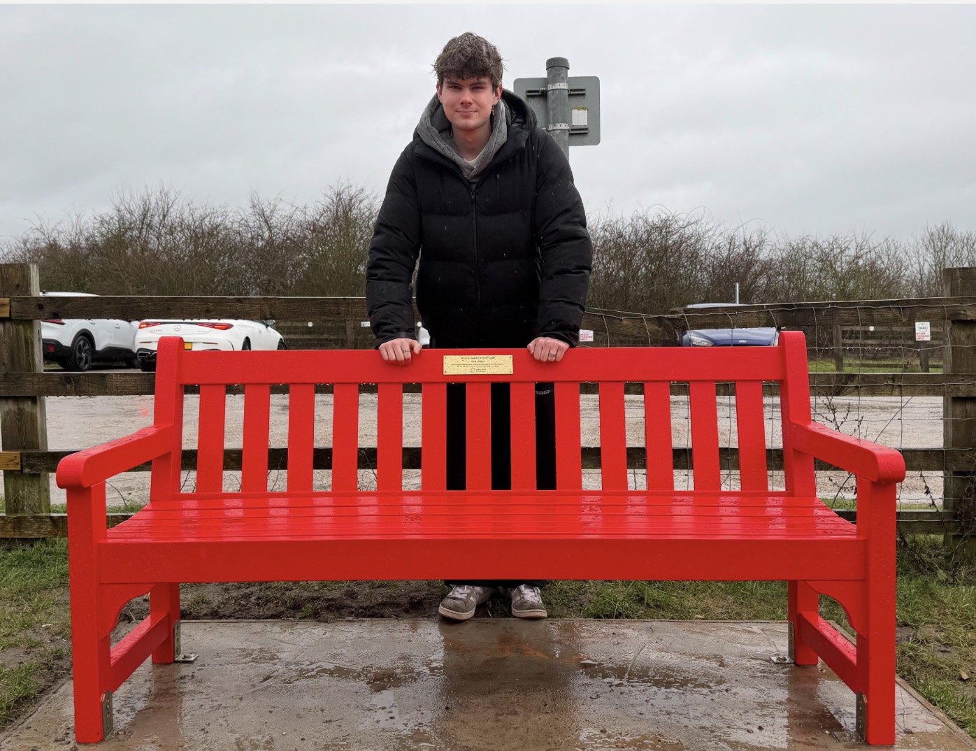 Bench unveiled in ‘living tribute’ to teenager who survived a cardiac ...