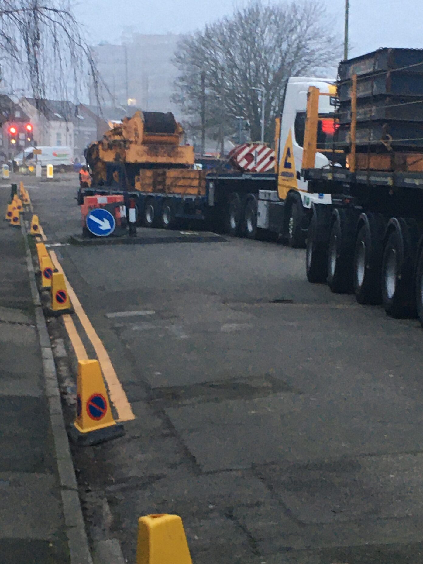 Updates Waterside Bridge: Pictures show huge crane delivered with ...