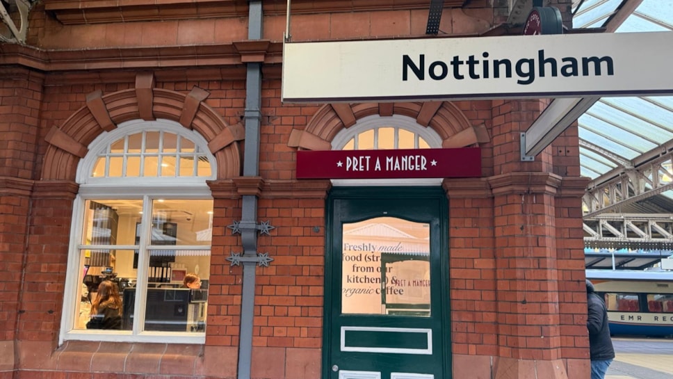 Pret opens second Nottingham station shop | West Bridgford Wire